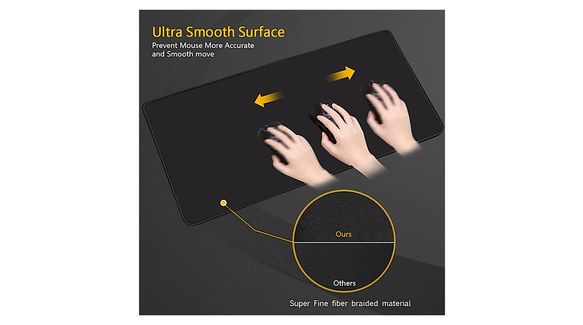 Marble XXL Large Mouse Pad for Gaming & Office - Enpap