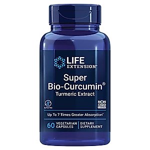 Life Extension Super Bio-Curcumin Turmeric Extract – Highly-Absorbable Curcumin for Whole-Body Health Support – Gluten-Free, Non-GMO, Vegetarian – 60 Vegetarian Capsules