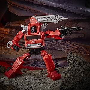 Transformers Toys Generations War for Cybertron: Kingdom Voyager WFC-K19 Inferno Action Figure - Kids Ages 8 and Up, 7-inch