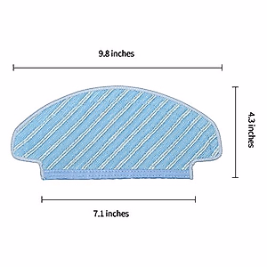 PIGUOAT Replacement Parts for Ecovacs DEEBOT OZMO T8 AIVI T8 Max T8 Series N8 Pro N8 Pro Plus Robot Vacuum and Washable Map Pads, Fit for Yeedi Vac/Yeedi Vac Max/Yeedi Vac Station Robot Vacuum