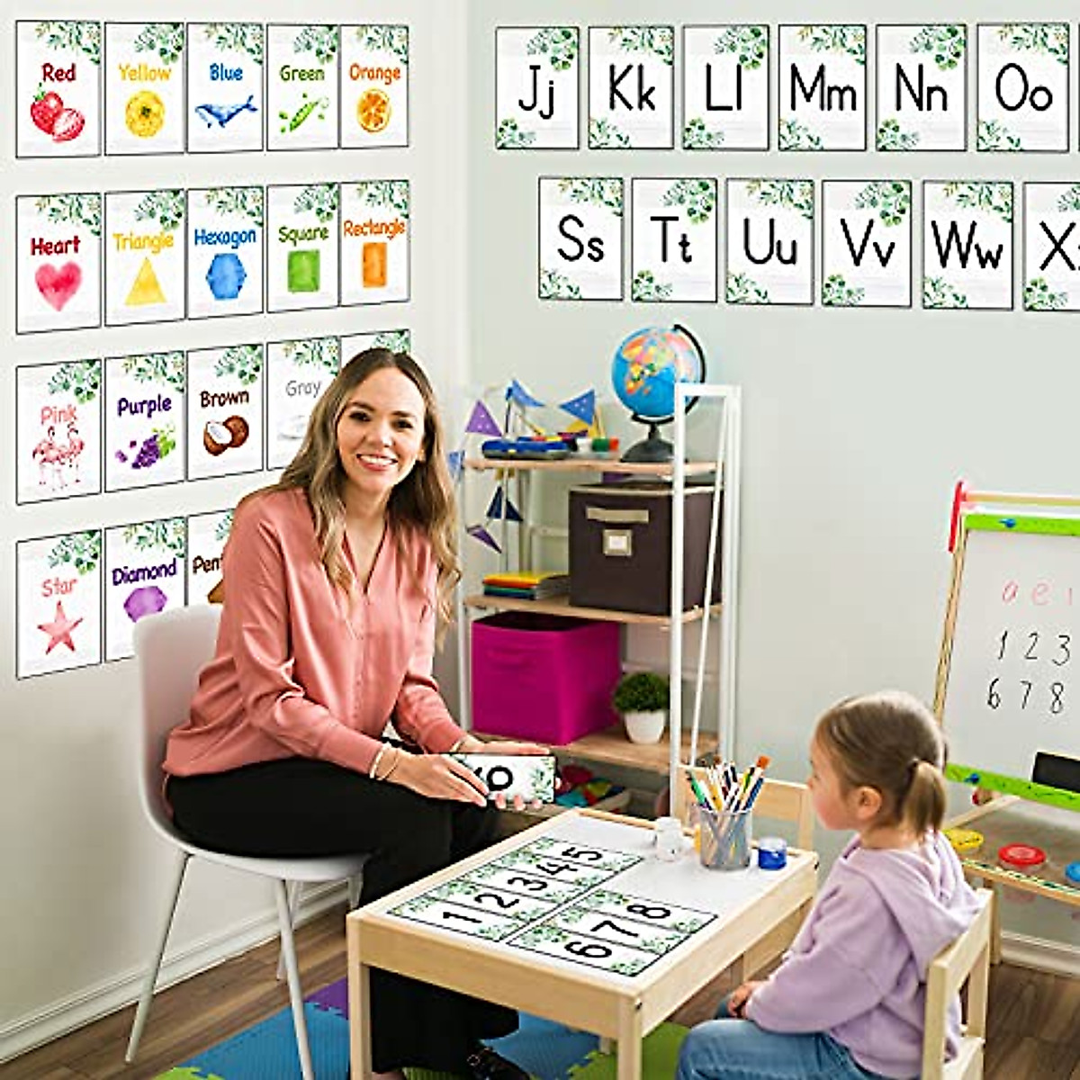 Alphabet & Number Bulletin Board Set for Early Learning