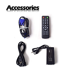 15" CCTV BNC Monitor VGA HDMI AV, 4:3 HD Display LCD Security Screen with USB Drive Player for Surveillance Camera STB PC 1024x768 Resolution Built-in Speaker Audio in/Out