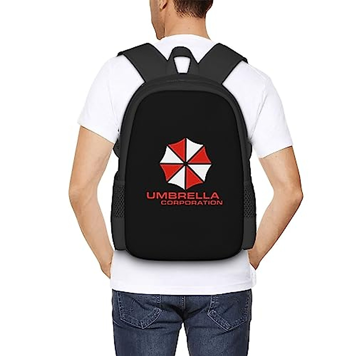 REFYLD Resident Umbrella Evil Corp Symbol Travel backpack Woman'S Mens Outdoor Bag Large Capacity Sports Travel Work Leisure Fashion Bag