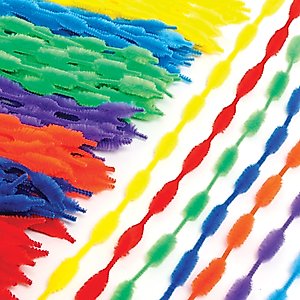 Baker Ross FE322 Rainbow Pipe Cleaners Craft Set - Pack of 105, Craft Wire, Card Making Supplies, Childrens Arts and Crafts Materials, Embellishments for Crafting