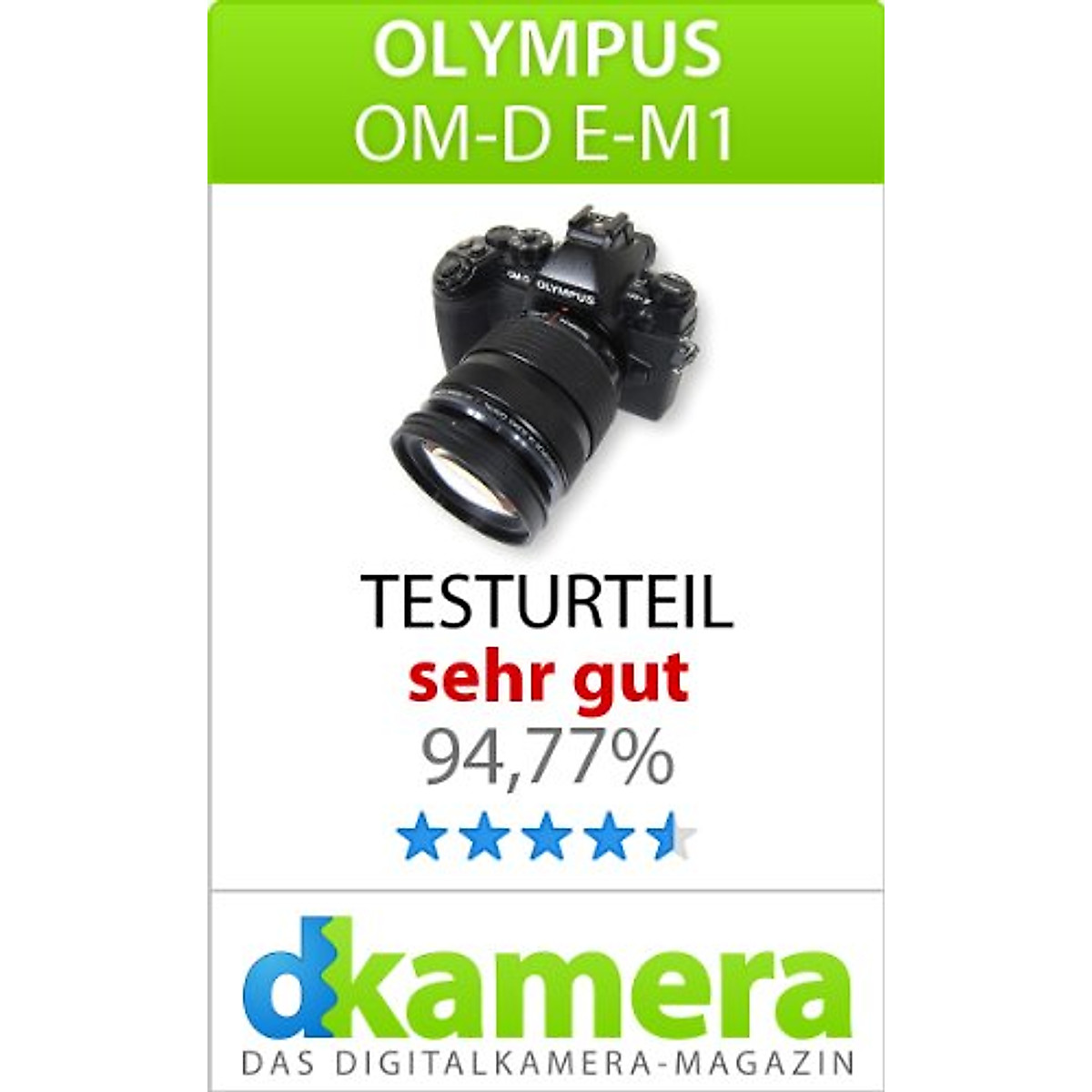 Olympus OM-D E-M1 Mirrorless Micro Four Thirds Digital Camera with ED 12-50mm f3.5-6.3 EZ Lens Kit - International Version (No Warranty)