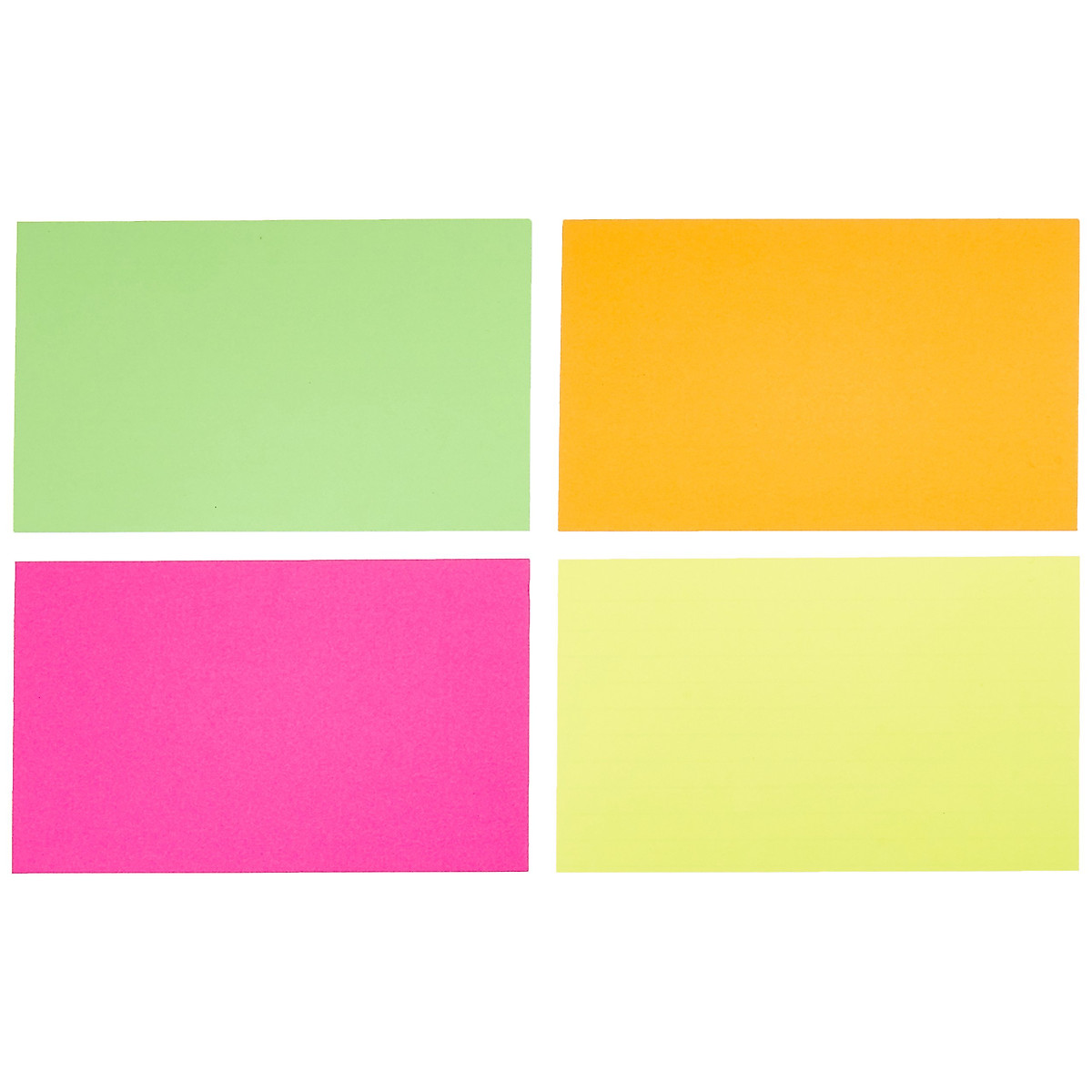 Amazon Basics Ruled Index Flash Cards, Assorted Neon Colored, 3x5 Inch, 300-Count
