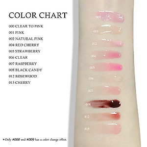 KYDA Hydrating Lip Glow Oil, Moisturizing Lip Oil, Glossy Transparent Plumping Lip Gloss, Tinted Lip Oil for Lip Care and Dry Lips-Rosewood