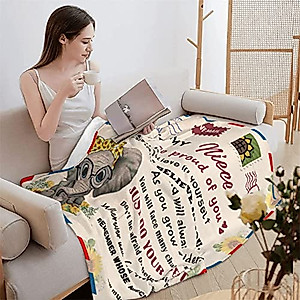 to My Niece Blanket, Niece Gift from Uncle Auntie, Gifts for Niece, Birthday Mothers Day Thanksgiving for Daughter I Love You Gifts Super Soft Fleece Unique Gifts, 50''x60''