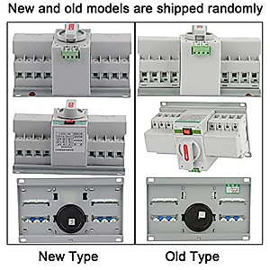 220V 63A Automatic Transfer Switch, Mini Intelligent Dual Electronic Power Circuit Breaker (4P)