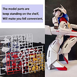 HOILUEYO DIY Model Shelf Stand, Plastic Parts Shelf, Placing Rack,Model Shelf,Placing Rack,Suitable for Many Types Making Accessories of Action Figures