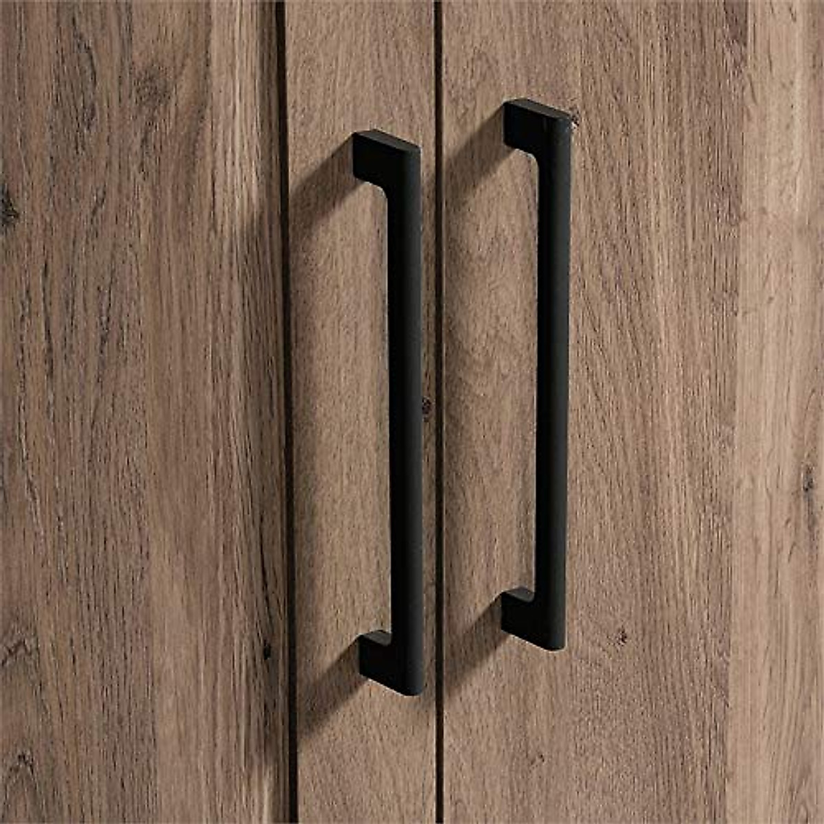 Pemberly Row Modern Engineered Wood Wardrobe Armoire with 1-Drawer in Salt Oak