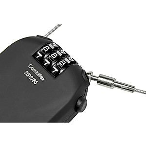 ABUS Cable Lock, Comb flex 2502/85 Cycling Equipment, Black (725005)