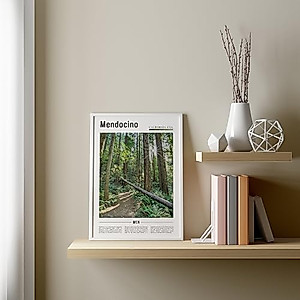 Mendocino Print, Mendocino Poster, Mendocino Wall Art, Minimal Travel Print,Minimal City Poster,Travel Destination Print,Oil Painting Poster