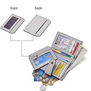 BOSTANTEN Women Leather Handbag Designer Satchel Shoulder Tote Bags Bundle with Women Leather Wallet RFID Blocking Small Bifold Wallet with ID Window