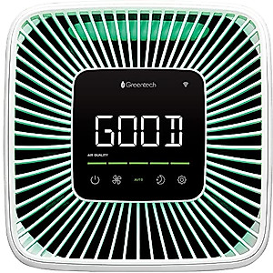 Greentech Environmental pureAir Active HEPA+ Pro with ODOGard® - Odor Eliminator and Air Purifiers for Home, Office, and Bedroom, Up to 375 Square Feet, Neutralizes Tough Odors, Easy Set Up