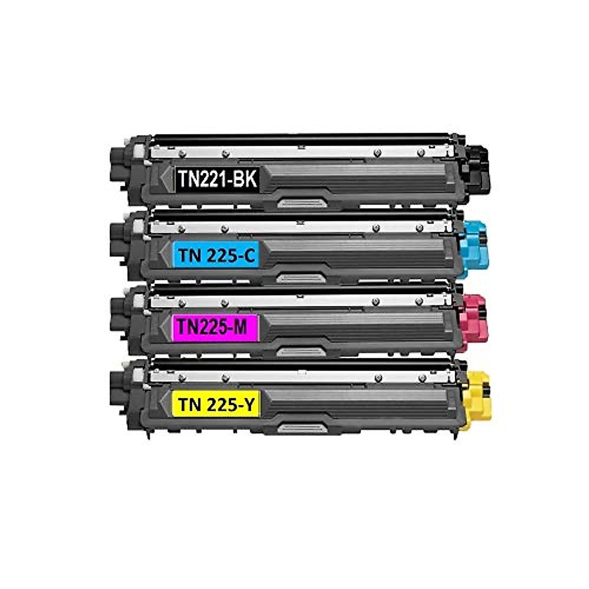 Speedy Toner Compatible Toner Cartridges TN221/TN225 use for Brother MFC-9130 MFC-9130CW Replaces Part # TN-221BK, TN-225C, TN-225Y and TN-225M- (4 Pack)