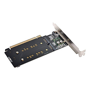 Cablecc 4X NVME M.2 AHCI to PCIE Express 3.0 Gen3 X16 Raid Card VROC Raid0 Hyper Adapter