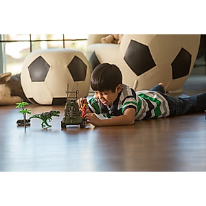 Wild Republic E-Team X T-Rex Playset, Dinosaur Figurine Action Figure, Animal, Vehicle, Accessories, Gifts for Kids, Multicolor