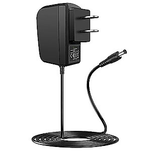 Gonine DC 9V Charger Replacement for Guitar Pedals Power Supply, 9Vdc Power Adapter Center Negative 9 Volt Power Cord for BOSS PSA Effects Pedal, Distortion, Casio Keyboard, PSA -120S and More.