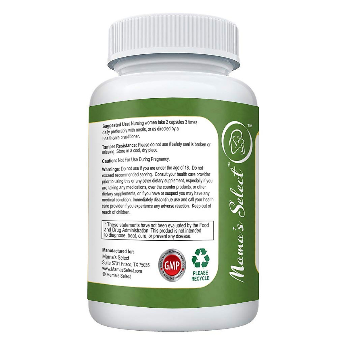 Mama's Select Fenugreek and Blessed Thistle Combo Bundle for Breastfeeding and Lactation