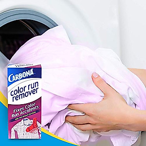 Carbona® Color Run Remover | Powerful Color Bleed Eliminator | Fixes Color Run Accidents | 2.6 Oz, 2 Pack