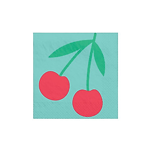 Tutti Frutti Paper Party Napkins - 5" x 5" | Pack of 16