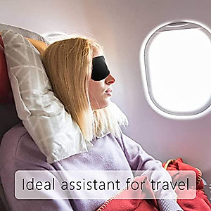 Srhythm NC25 Active Noise Cancelling Stereo Headphones Bluetooth 5.0, ANC Headset Over-Ear Bundle with Comfortable&Soft Sleep Mask with Adjustable Strap to Block Light