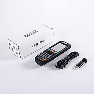 2D Wireless Barcode Scanner,JRHC Portable Inventory Scanner & Data Collector 2.4G Bar Code Reader Long Transmission Distance with 2.8 Inch LCD Screen for Werehouse,Library,Pharmacy,Supermarket,Store