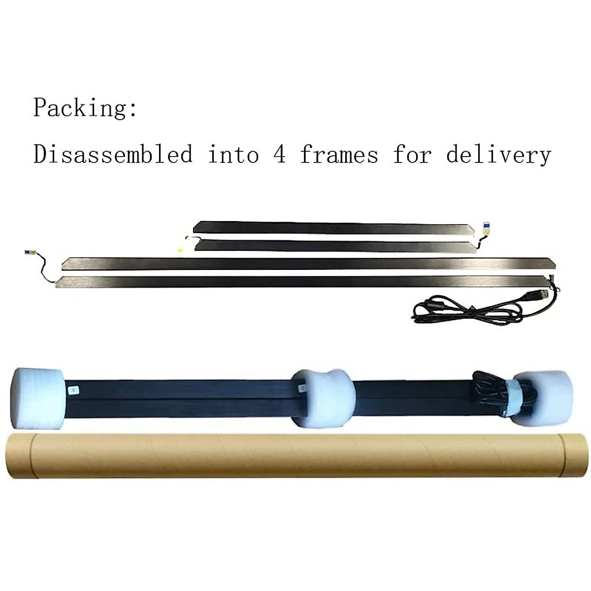 32 Inch 20 Points IR Touch Frame Without Glass Infrared Touch Screen Overlay Kit USB Interface Free-Drive for HT-IR32-17mm 0