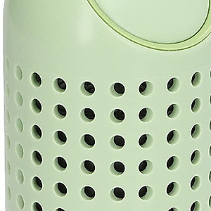 Portable Ultrasonic Washing Cleaner,plplaaoo Fruit and Vegetable Washing Machine, Wireless Food Purifier IPX7 Waterproof Portable Wireless USB Rechargeable Food Purifier for Rice Food (Green)