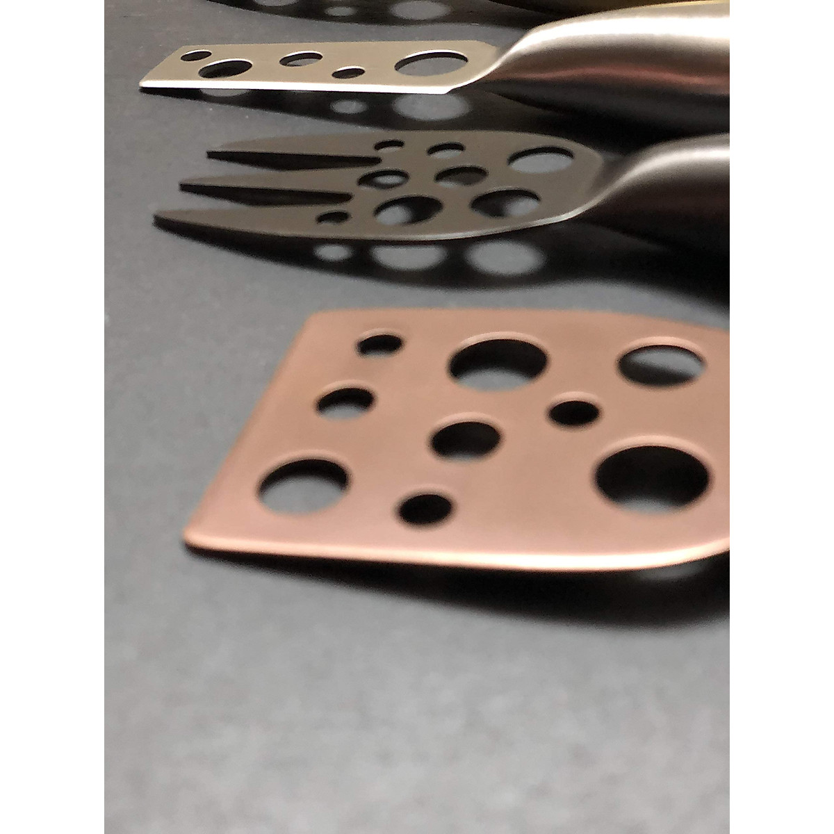 Natural Slate Cheese Board and Knife Set | Charcuterie Board Cheese Knives and Spreader set 14 Pieces 16" x 12" Serving Tray with Black Handle Ceramic Bowls Soapstone