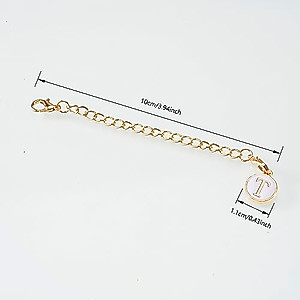 MOTAIN Letter Charm Accessories For Stanley Cup,Name Id Letter Handle Charm For Stanley Tumbler,Water Cup Handle Identification Letter Charm(T)