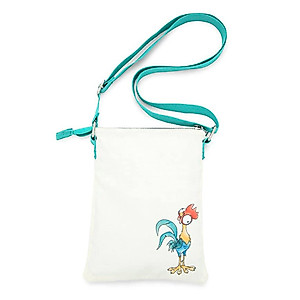 Loungefly Disney Moana Pua & Hei Hei Watercolor Passport Crossbody Bag