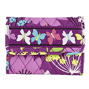 Vera Bradley Euro Wallet (Flutterby)