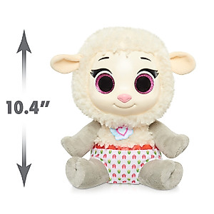 Disney Jr T.O.T.S. Tickle & Toot Baby Sheera the Sheep , 10-inch feature plush, Officially Licensed Kids Toys for Ages 3 Up by Just Play