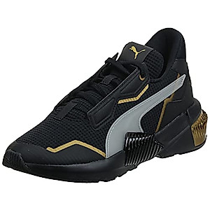 PUMA womens PROVOKE XT, Puma Black-Puma Team Gold, 7.5