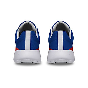 Men's Women's Puerto Rico Sneakers Fashion Casual Slip on Walking Shoes Lightweight Breathable Puerto Rican Running Sneaker White Size 6