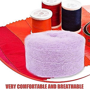 EXCEART Knitting Crochet Thread Knitting Thread Yarn for Crocheting Thick Yarn DIY Knitting Yarn Knitting Supplies Yarn for Crafts DIY Crochet Yarn Simple Yarn Roving Wool Soft