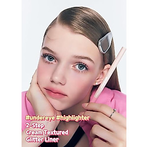 COLORGRAM Under Eye Highlighter Stick 02 Cool Tone | Silky-Smooth Long-Lasting Highlighter & Contouring Stick for Smudge-Proof, Shining Daily Makeup | K-Beauty Face Highlighters & Luminizers