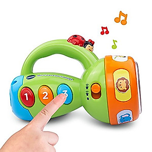 VTech Spin and Learn Color Flashlight, Lime Green