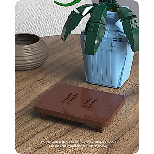 Nifeliz Epiphyllum Display Model, Flower Building Toy, Home Decor for Adult Plant Lovers and Gift Giver (678 Pieces)