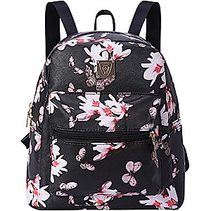 American Shield Girls Mini Waterproof ipad Backpack Casual Lightweight Light Strong Sport Daypack 06051 (Black5)