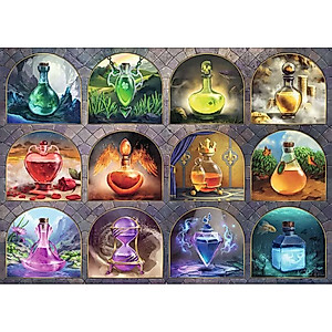 Ravensburger Magical Potions 1000 Piece Jigsaw Puzzle for Adults - 16816 - Every Piece is Unique, Softclick Technology Means Pieces Fit Together Perfectly