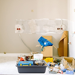 Callyne 4-Pack 32 L Plastic Commercial Bus Box, Large Bus Tubs, Gray