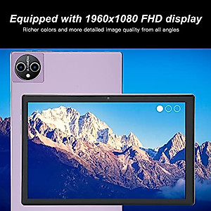 aqxreight HD Tablet, 4G Call Tablet 8GB RAM 256GB ROM 100-240V Octa Core Processor to Watch for Android 12 (US Plug)