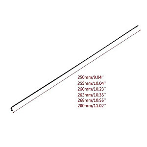 chensong Spokes Nipples 20pcs Road Bike 45# Steel Spokes Bicycle Cycling 14G Black Spokes with Nipples Cycling Spokes (Color : 268)