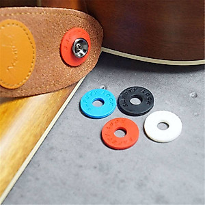 Miwayer Guitar Strap Locks Premium Strap Blocks Silicone Strap Locks Multiple Colour (8 pcs)