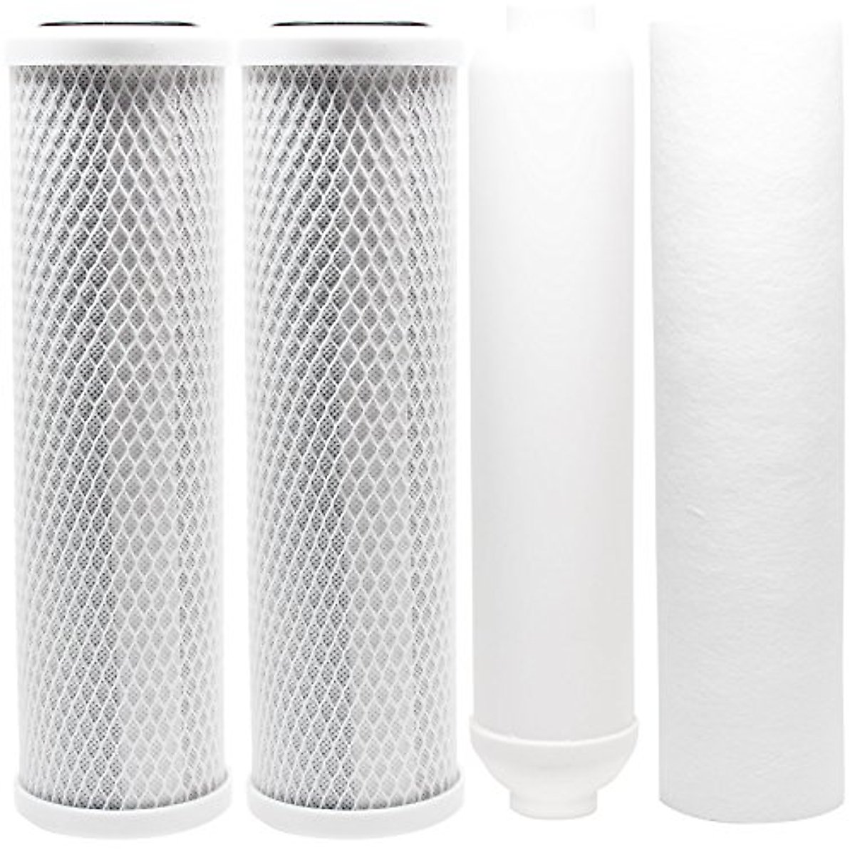 Replacement Filter Kit Compatible with APEC ROES-PH75 RO System - Includes Carbon Block Filters, PP Sediment Filter & Inline Filter Cartridge - Denali Pure Brand