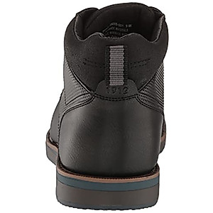 Nunn Bush Men's DC Circuit Plain Toe Chukka Boot with Memory Foam, Black, 13 Wide