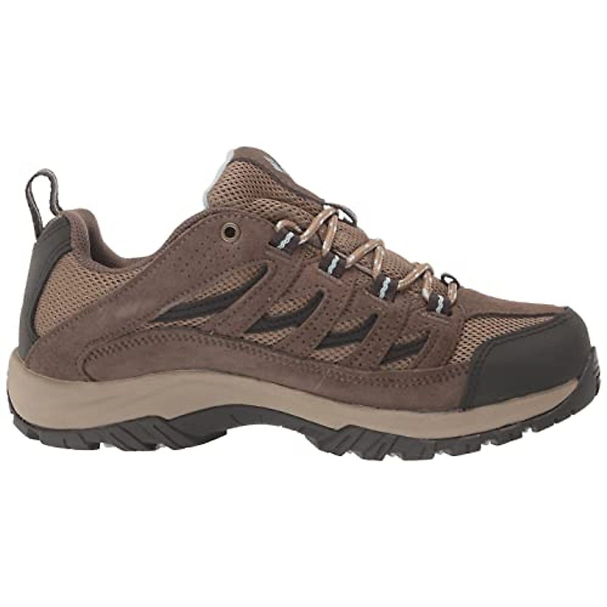 Columbia Womens Crestwood Waterproof Hiking Shoe, Brown, 8 US